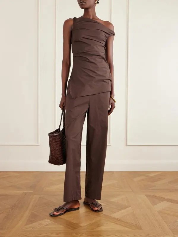 Faithfull The Brand Cosima Asymmetric Top - Brown