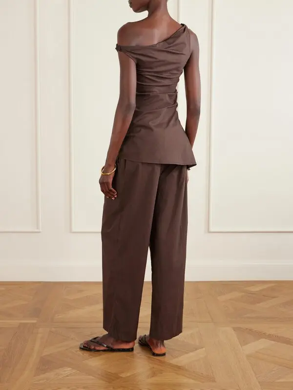 Faithfull The Brand Cosima Asymmetric Top - Brown