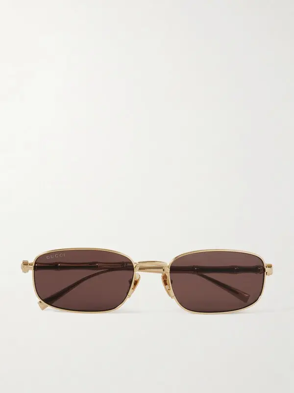 Gucci Bamboo Rectangular Sunglasses