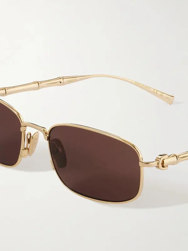 Gucci Bamboo Rectangular Sunglasses