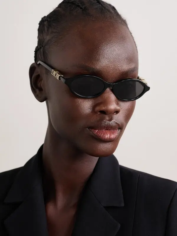 Dior Diortreasure R1i Embellished Sunglasses - Black