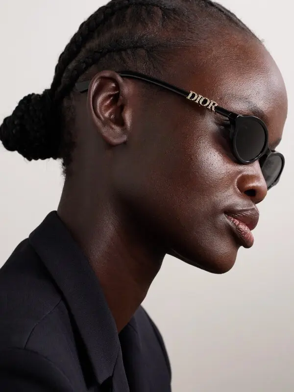 Dior Diortreasure R1i Embellished Sunglasses - Black