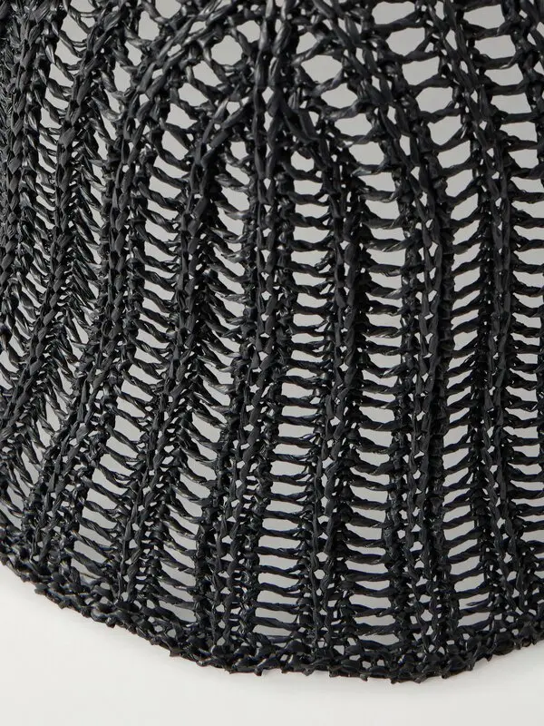 Brunello Cucinelli Woven Bucket Hat - Black