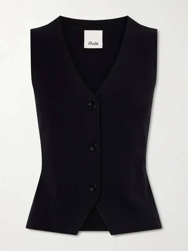 ALLUDE Wool Vest