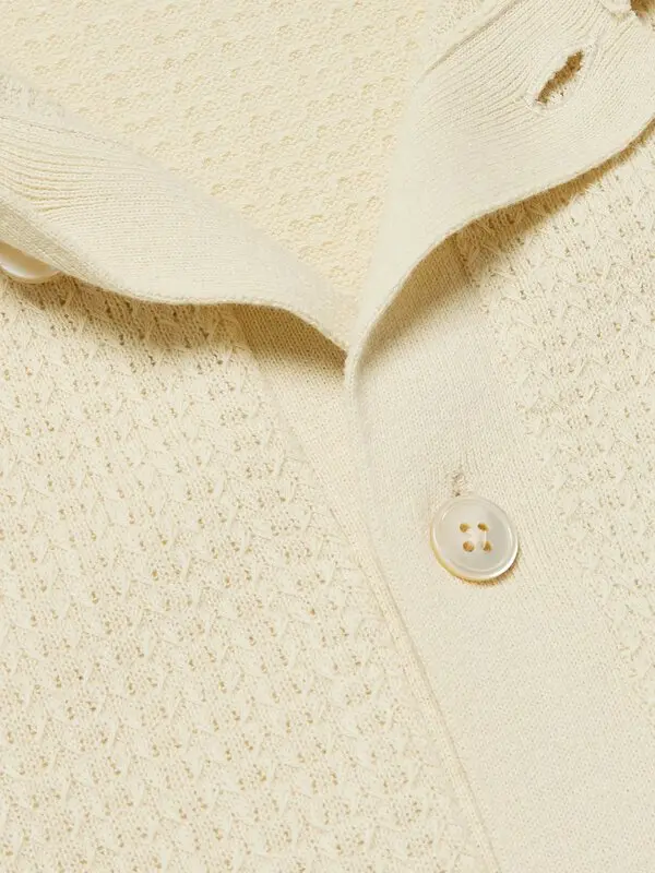 Nn07 Nalo 60039 Open-knit Cotton Shirt