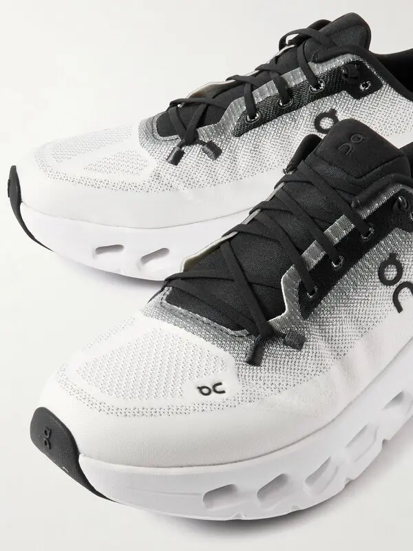 On Cloudtilt Stretch-knit Sneakers - White
