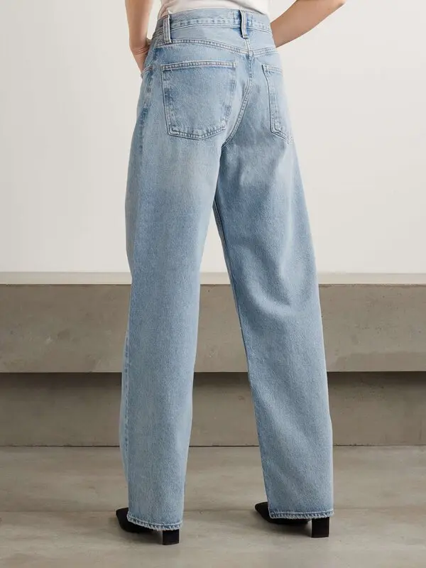AGOLDE Arc Mid-rise Wide-leg Jeans