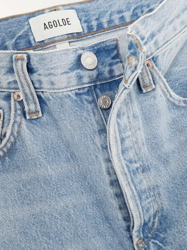 AGOLDE Arc Mid-rise Wide-leg Jeans