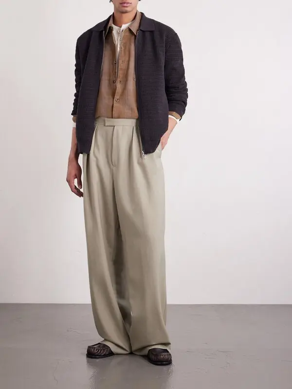 Nn07 Gustav 60016 Organic Cotton Zip-up Cardigan - Brown