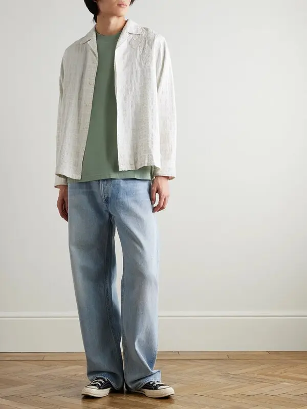 Nn07 Adam 3209 Logo-embroidered Pima Cotton-jersey T-shirt - Green