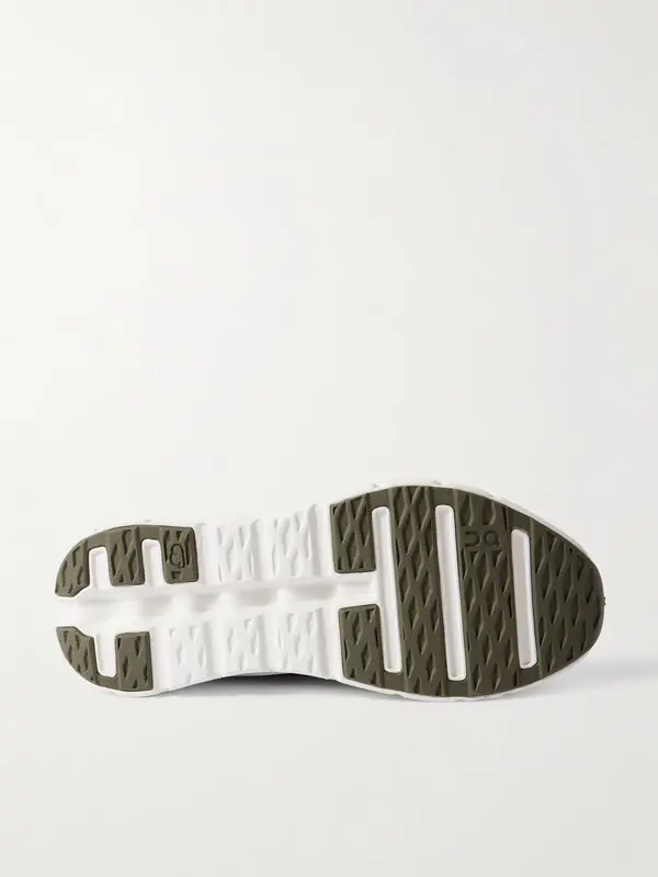On Cloudtilt Stretch-knit Sneakers - Green