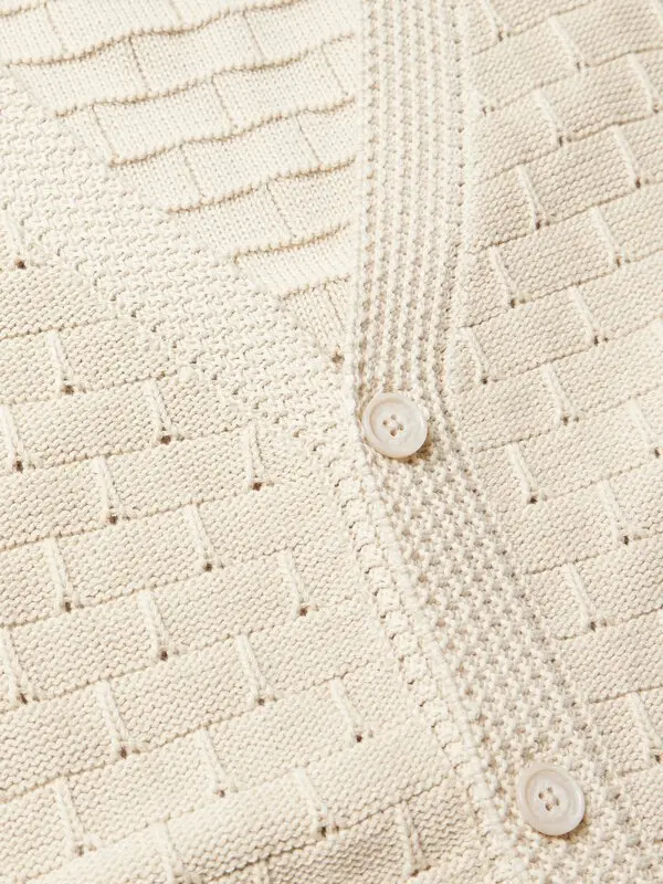 Nn07 Reece 6600 Pointelle-knit Organic Cotton Vest