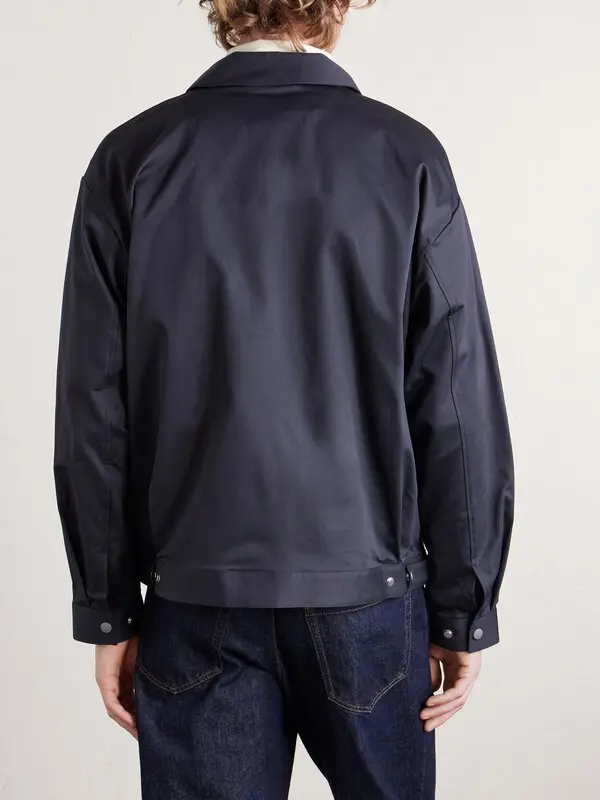 Nn07 Petrus 1420 Organic Cotton-blend Jacket - Blue
