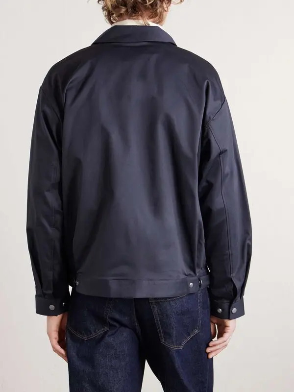 Nn07 Petrus 1420 Organic Cotton-blend Jacket - Navy