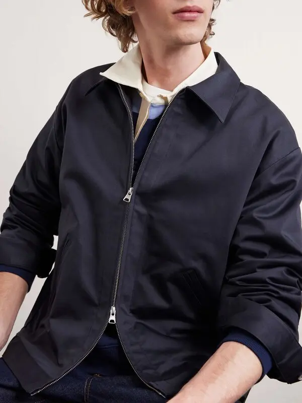 Nn07 Petrus 1420 Organic Cotton-blend Jacket - Navy