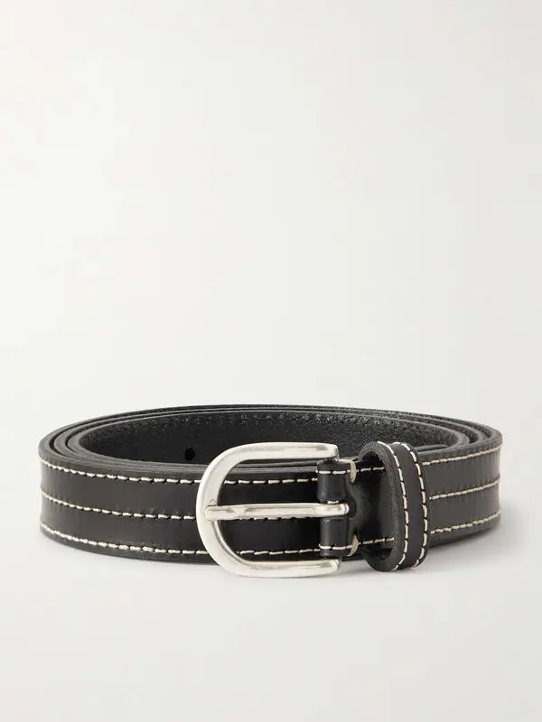 MFPEN Cipher 2.5cm Leather Belt - Black