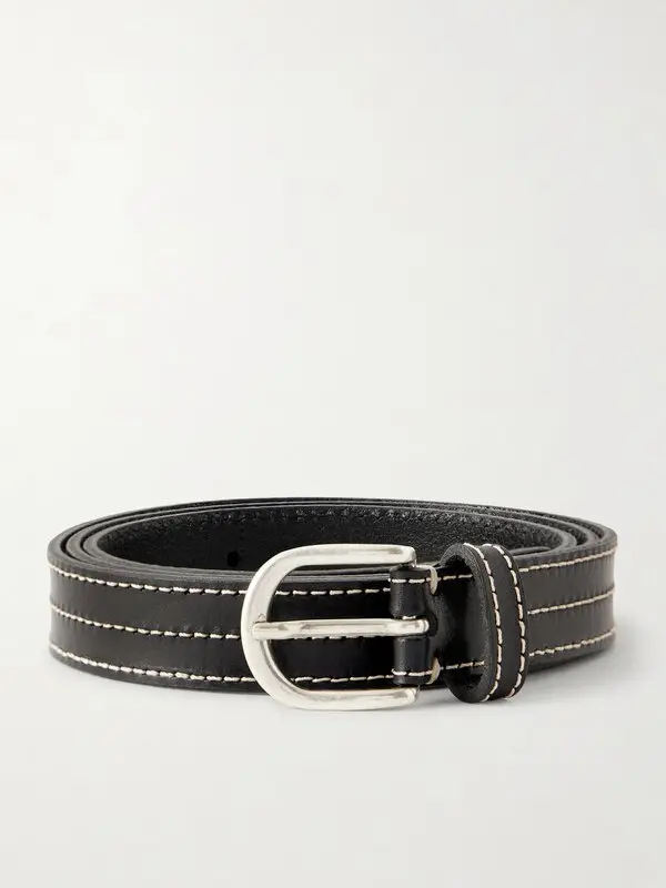 MFPEN Cipher 2.5cm Leather Belt - Black