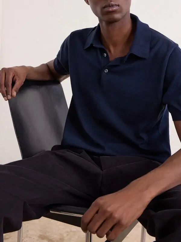 Kiton Cotton Polo Shirt - Blue