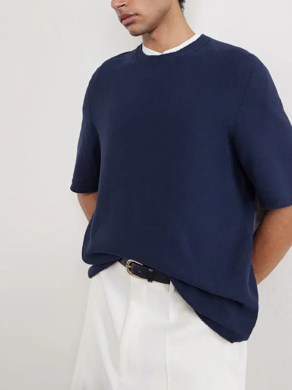 Inis Meáin Linen And Cotton-blend T-shirt