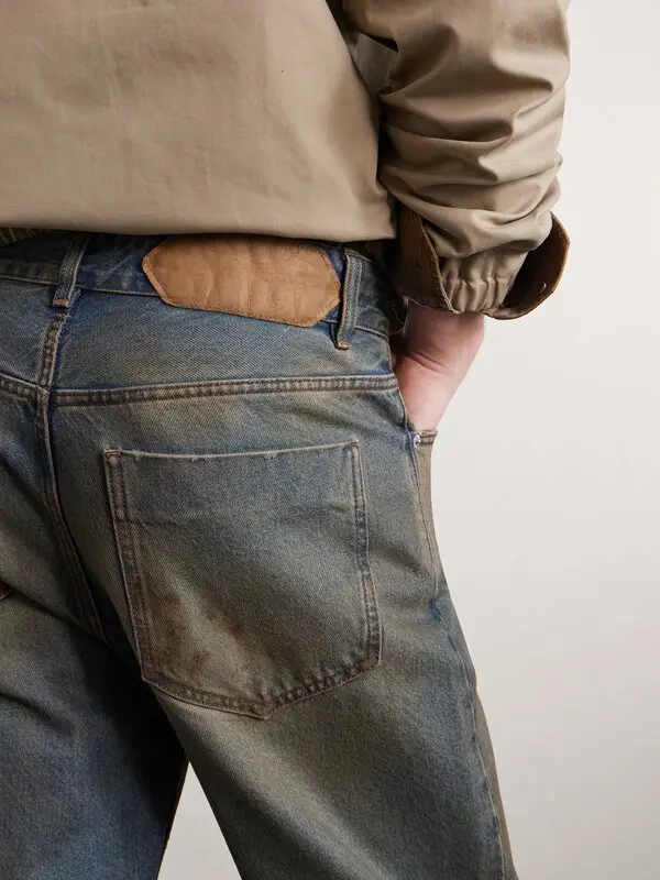 Jacquemus Le De-nîmes Berger Straight-leg Distressed Jeans
