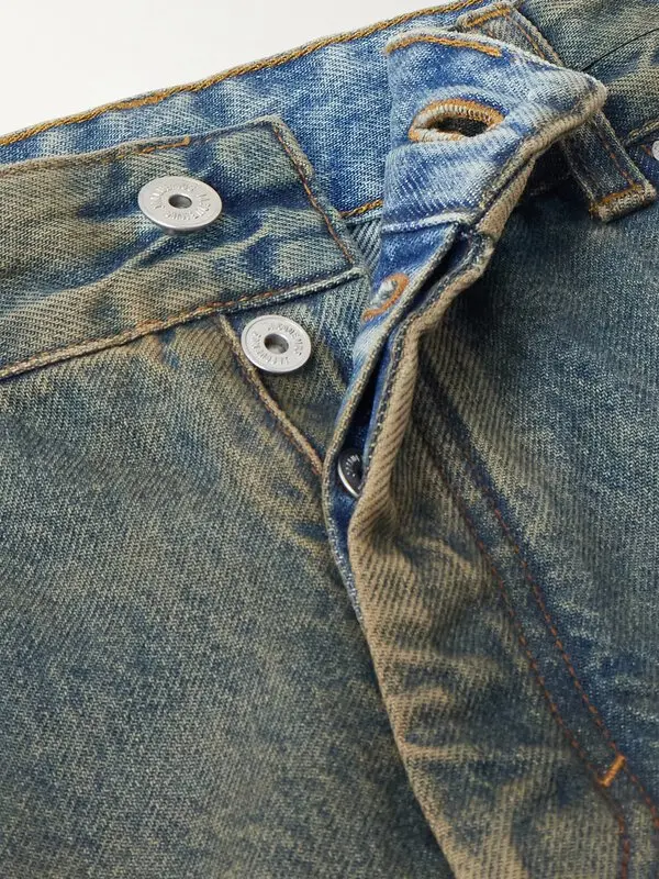Jacquemus Le De-nîmes Berger Straight-leg Distressed Jeans