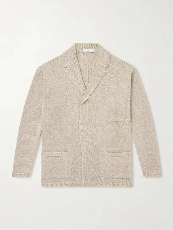 Inis Meáin Linen Cardigan - Neutrals