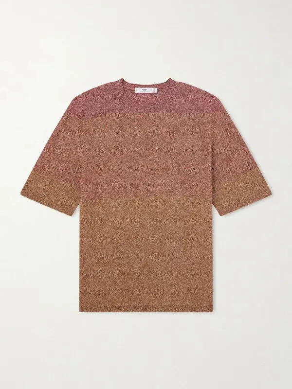 Inis Meáin Scail Linen And Cotton-blend T-shirt