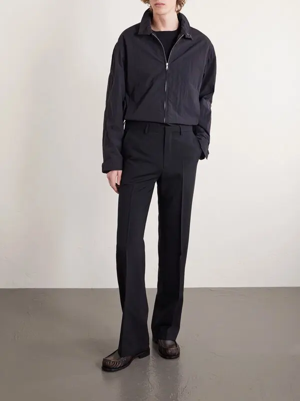 Dries Van Noten Straight-leg Wool-twill Trousers
