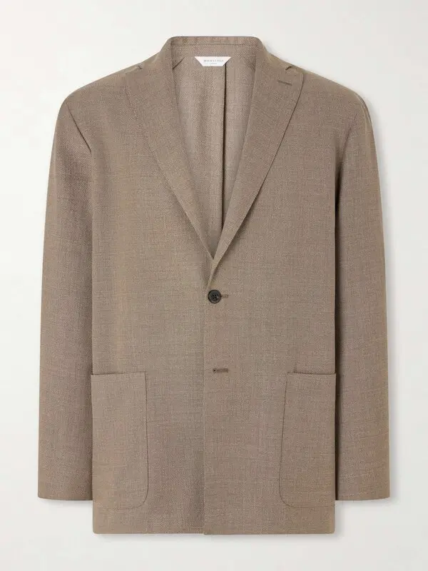 Boglioli K-jacket Virgin Wool Suit Jacket - Beige