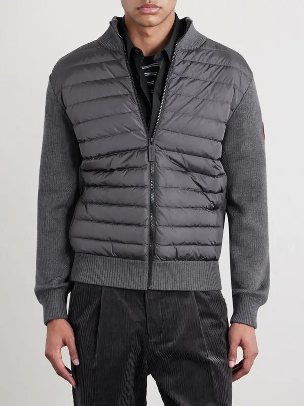 Canada Goose Hybridge Slim-fit Jacket - Gray