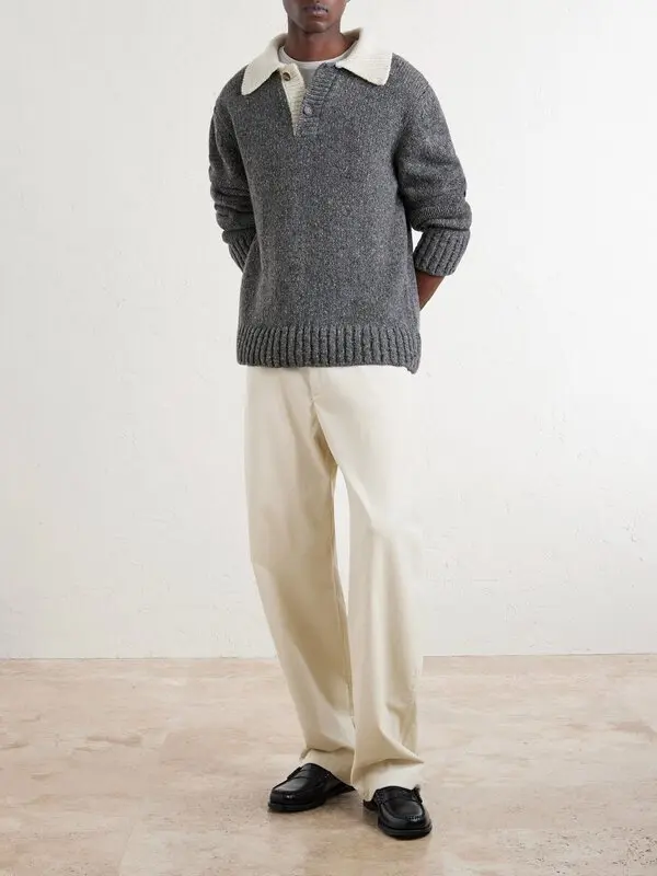 De Bonne Facture Gardia Wide-leg Cotton-corduroy Trousers
