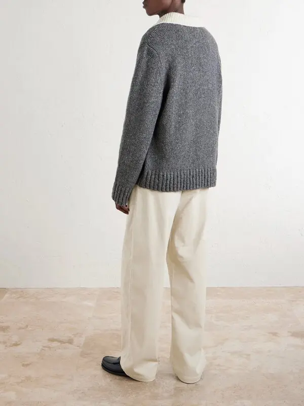 De Bonne Facture Gardia Wide-leg Cotton-corduroy Trousers