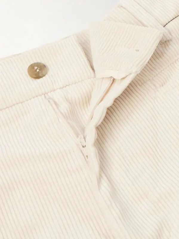 De Bonne Facture Gardia Wide-leg Cotton-corduroy Trousers