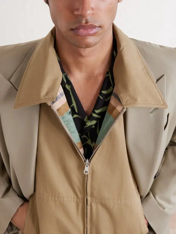 Dries Van Noten Reversible Twill Jacket