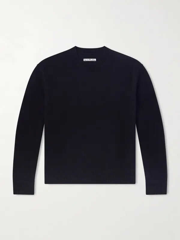 Acne Studios Klimi Oversized Cashmere-blend Sweater - Black