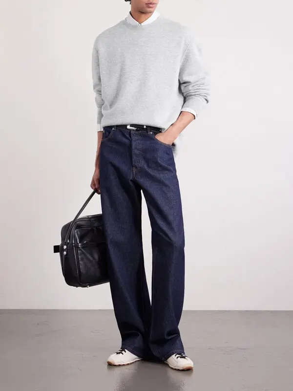 Acne Studios Klimi Cashmere-blend Sweater - Gray