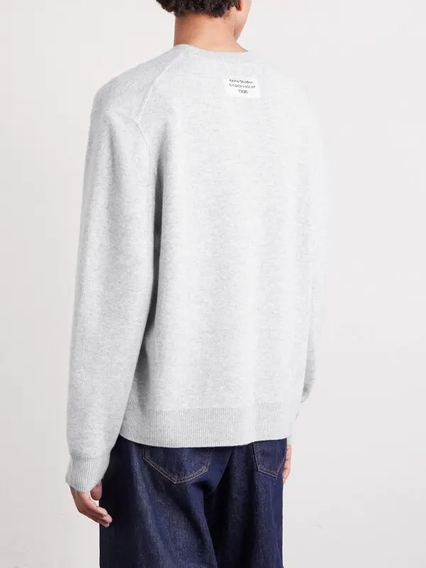 Acne Studios Klimi Cashmere-blend Sweater - Gray