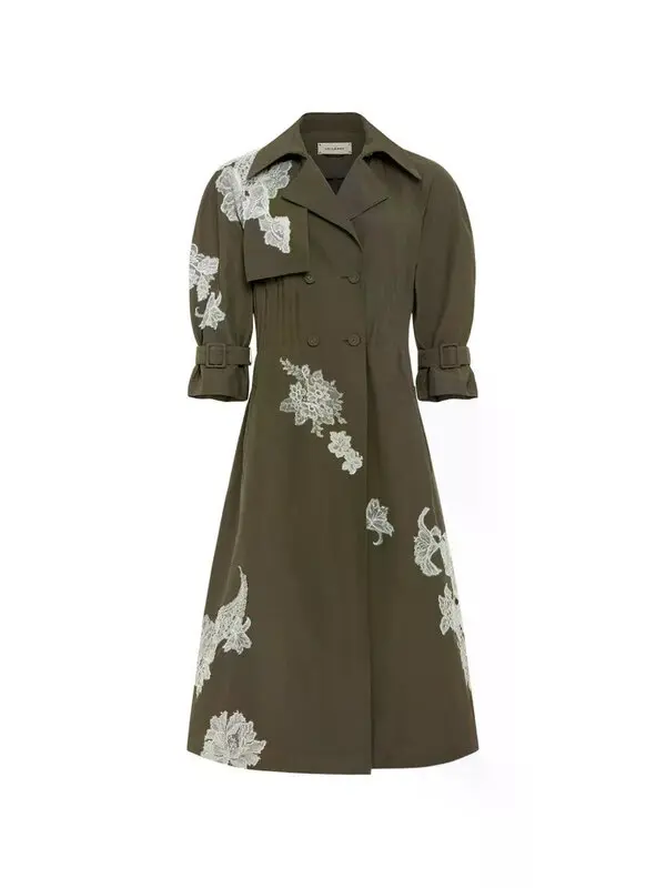 Hellessy Rowan Lace Trench Coat
