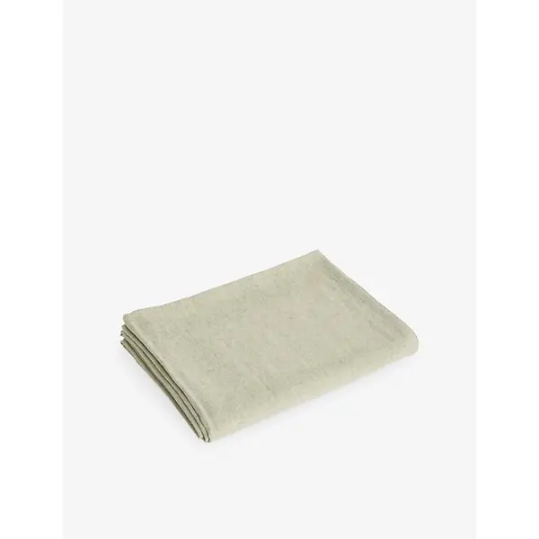 HAY Terrazza Cotton And Linen Tablecloth - Soft Olive