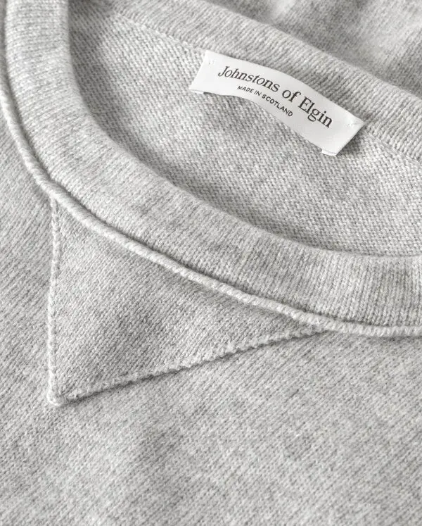 Johnstons Of Elgin Cashmere Sweatshirt - Grey