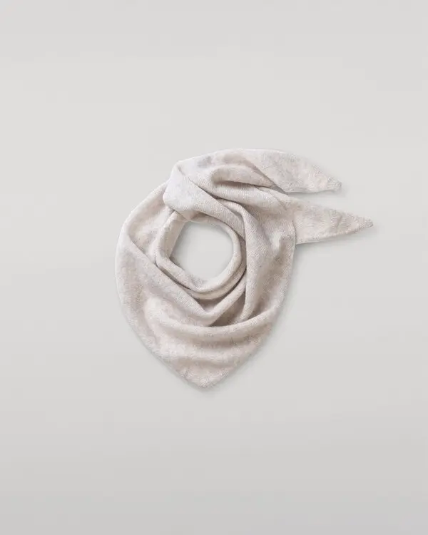 Johnstons Of Elgin Reel Cashmere Bandana - Natural