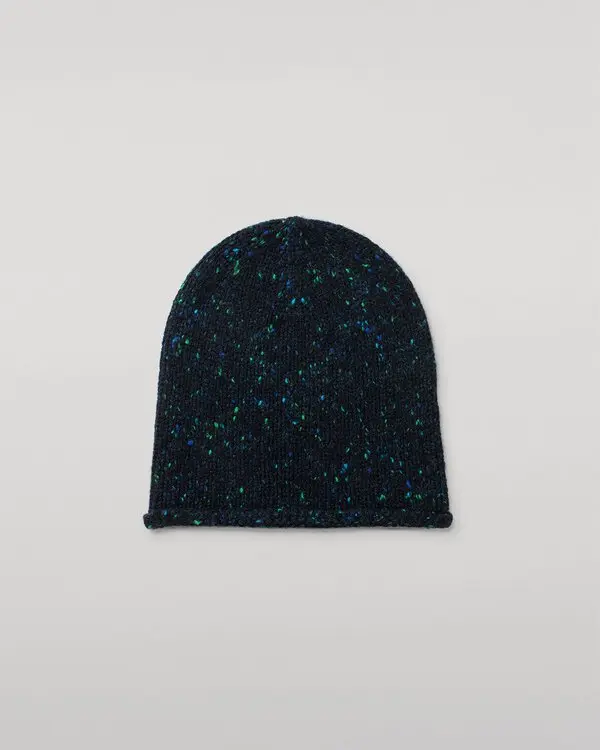 Johnstons Of Elgin Tiree Donegal Cashmere Beanie - Green