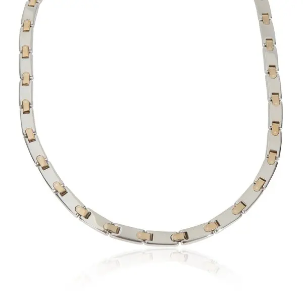 Tiffany & Co. Yellow Gold & Sterling Silver Flat Link Necklace - Yellow_gold/sterling_silver