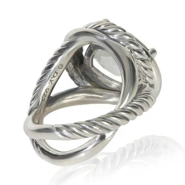 David Yurman Sterling Silver And Prasiolite Ring