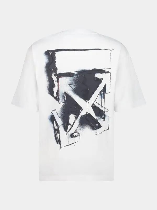 Off-White 3d Arrow Spray T-shirt - White