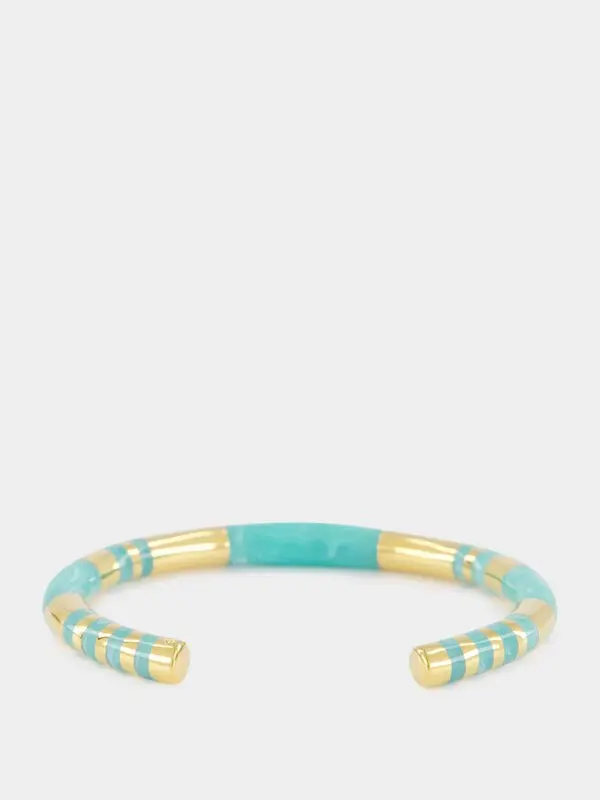 AURÉLIE BIDERMANN Positano Amazonite Rush Bangle - Blue