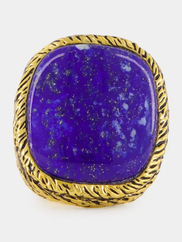 AURÉLIE BIDERMANN Lapis Lazuli Miki Ring - Blue