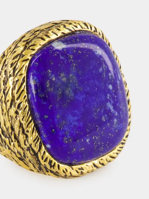 AURÉLIE BIDERMANN Lapis Lazuli Ring - Blue