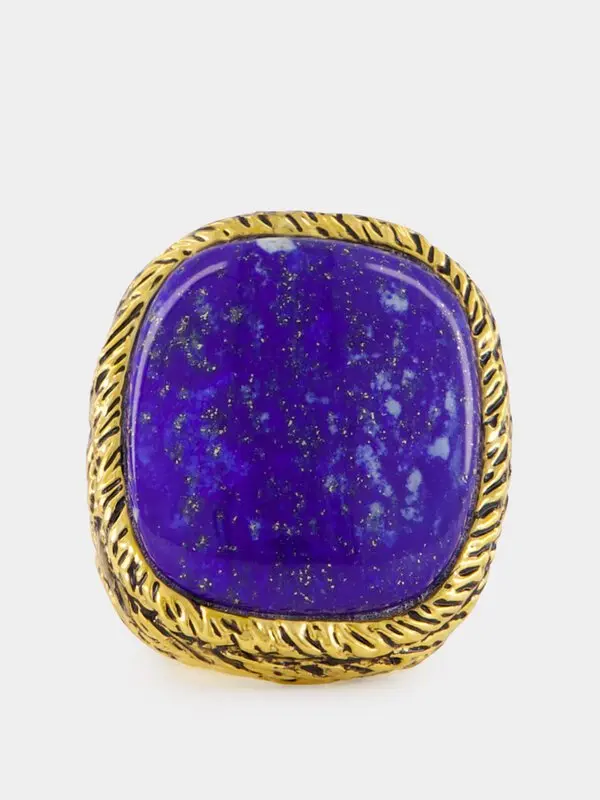 AURÉLIE BIDERMANN Lapis Lazuli Ring - Blue