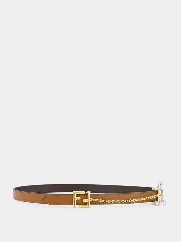Fendi Liberty Reversible Belt - Brown